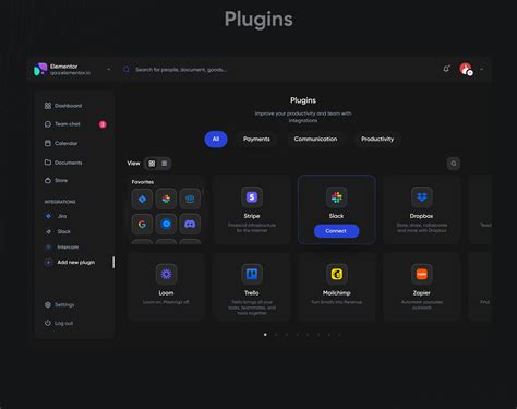 Elementor Dashboard Design Behance
