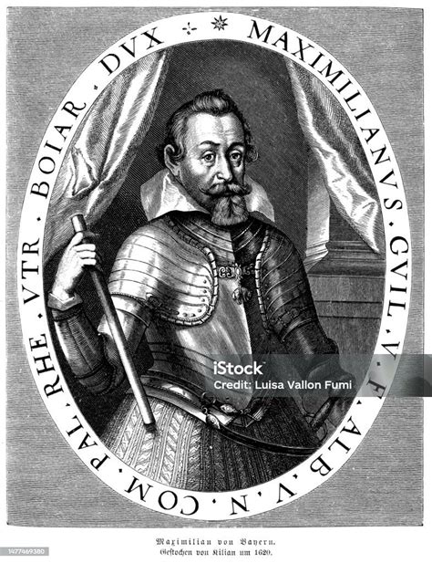 막시밀리안 1세는 공작이자 나중에 바이에른의 선제후였습니다 예수회에 대한 스톡 벡터 아트 및 기타 이미지 예수회 30년