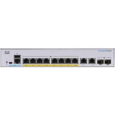 Cisco CBS PP E G EU Switch De Rede Portas GE PoE Parcial Prateado PcComponentes Pt