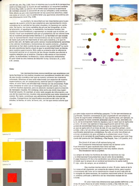 Dondis Sintaxis De La Imagen Sección El Color Pdf