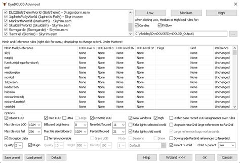 Large Reference Bugs Workarounds Dyndolod