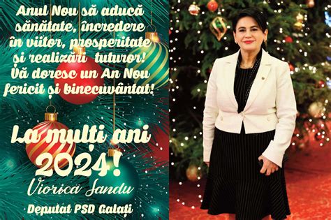 Viorica Sandu Deputat Psd Gala I V Doresc Un An Nou Fericit I