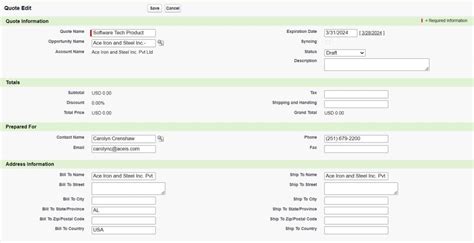Salesforce Quote How To Create A Quote In Salesforce