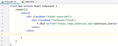 React Intellij Idea