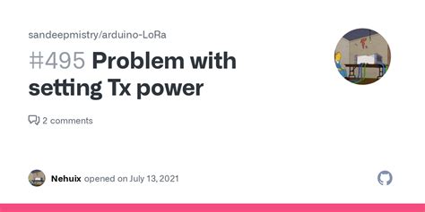 Problem With Setting Tx Power Issue 495 Sandeepmistry Arduino LoRa
