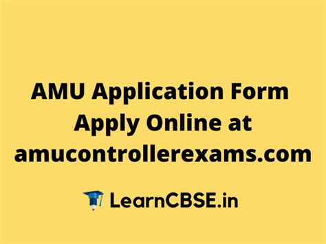 Amu Application Forms 2020 Extended Check Revised Dates Apply At