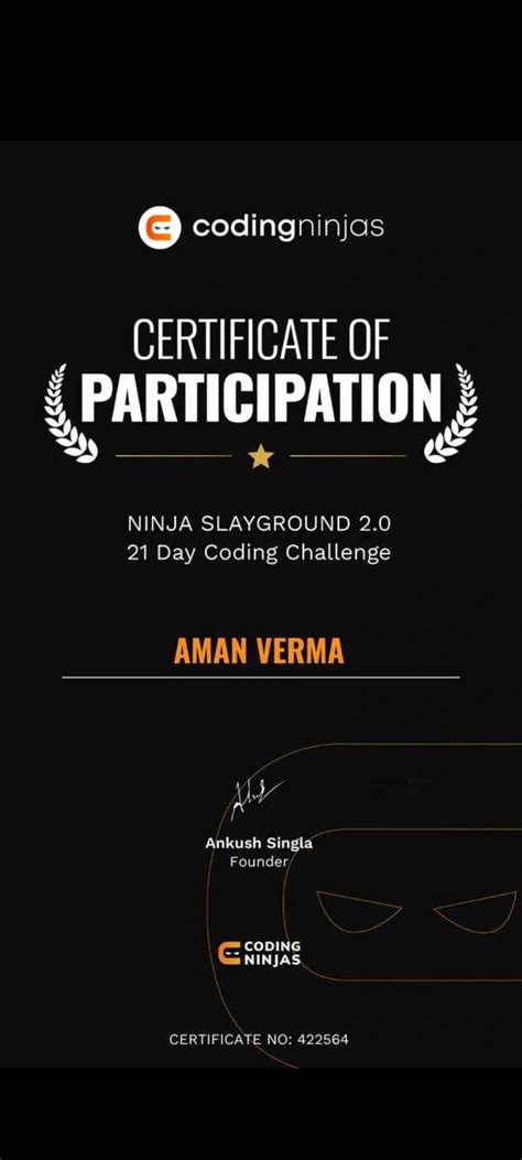 codingninjas codingchallenge programming problemsolving… aman verma