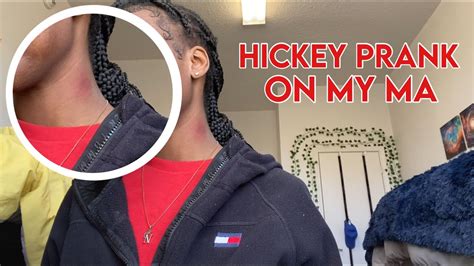 Hickey Prank On My Ma Youtube