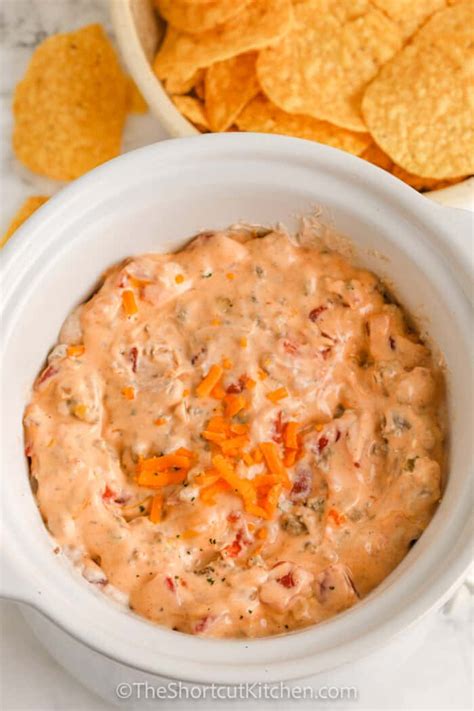 Cream Cheese Rotel Dip Recipe 5 Minute Prep The Shortcut Kitchen