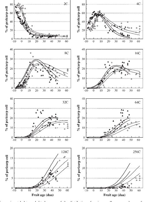 Figure 1 From A Model Describing Cell Polyploidization In Tissues Of Growing Fruit As Related To
