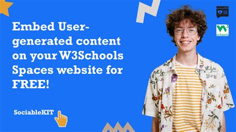 How To Embed User Generated Content On Your W3schools Spaces Website