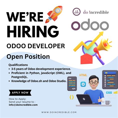 Prashant Arvind On Linkedin Vacancies Opportunity Odoodevelopers Odoo Erp Crm