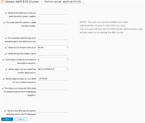 Creating Eks Clusters Via Vra Cloudhacksblog