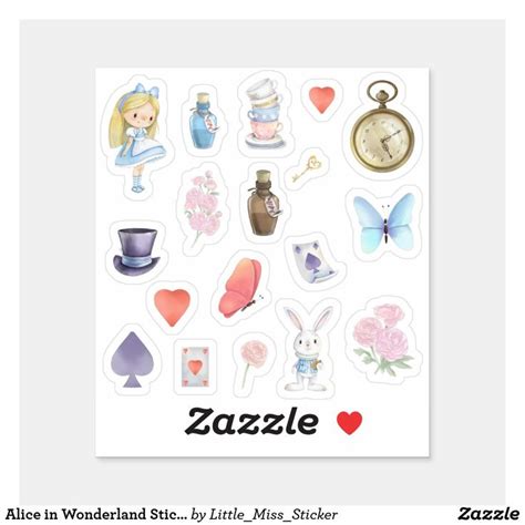 Alice In Wonderland Sticker Pack