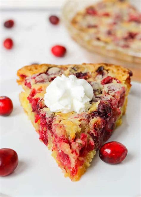 Easy Crustless Cranberry Pie Recipe 365 Days Of Baking