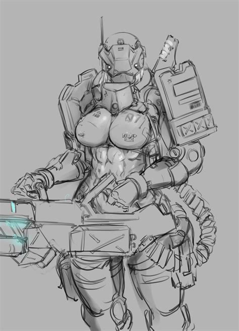 SirPetus S Nsfw Cave On Twitter Heavy Trooper Quick Sketch Before Going To Sleep Https T Co