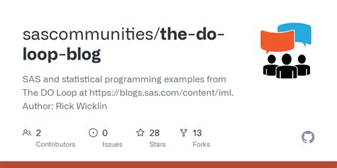 github sascommunities the do loop blog sas and statistical
