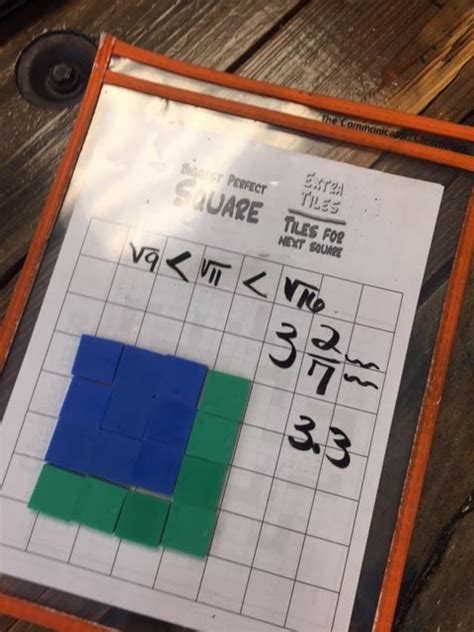 Modeling Approximate Square Roots Of Nonperfect Squares No 2 Pencils