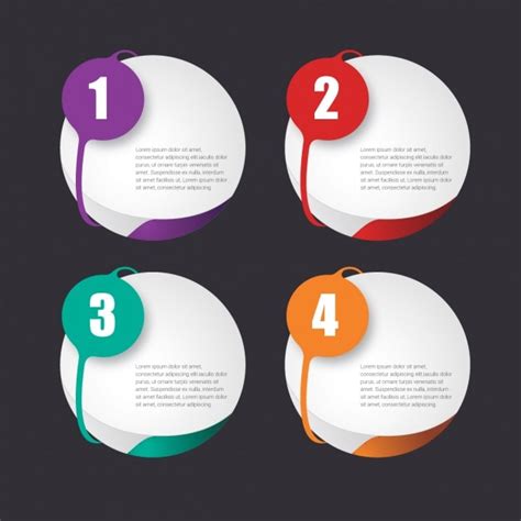 Free Vector Infographic Template Design