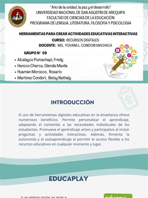 Herramientas Para Crear Actividades Educativas Interactivas Pdf