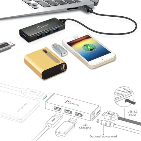 J Create JUH N USB Port Mini Hub W O AC Adapter MSL Digital Online Store