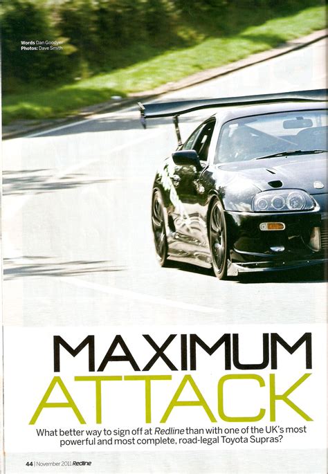 Redline Magazine Whifbitz Supra Feature 2011