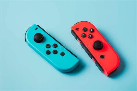 Nintendo Switch Game Console Game Controller In Different Colors Blu