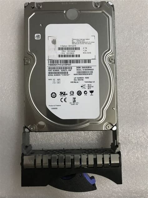 Ibm 4t 3 5 7 2k 6g Sas V7000 Gen2 G2 00ar322 00ar421 Storage Hard Drive