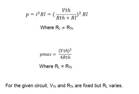 maximum power transfer electrical circuits 1