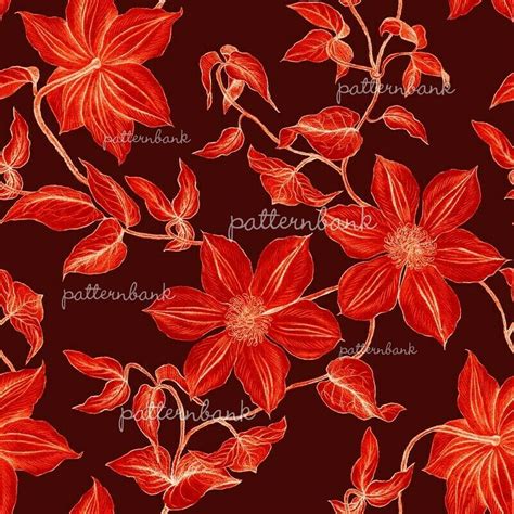 Floral Pattern By Anna Harcenco Seamless Repeat Royalty Free Stock
