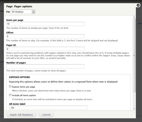 drupal how to set up use edit pagination template monster help