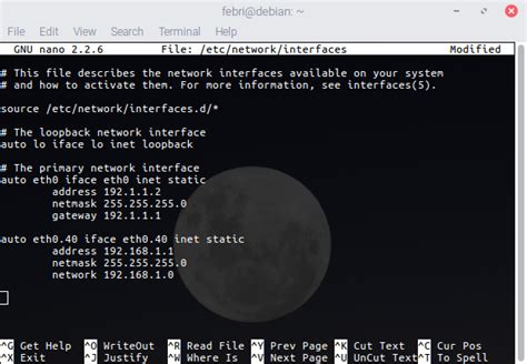 Menambah Vlan Pada Debian 8 Jessie Blog Febriyan