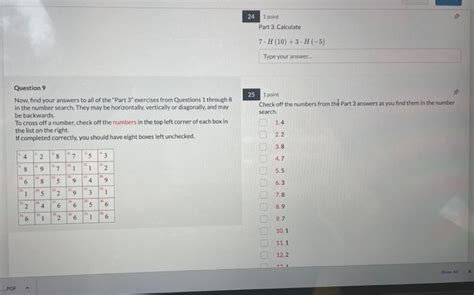 Question 9 25 1 Point Now Find Your Answers To All Chegg Com