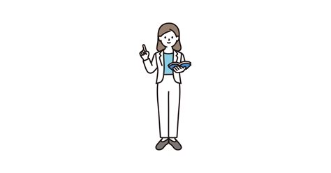 学校の先生（女性）のイラスト｜商用可・フリーイラスト素材｜ソコスト