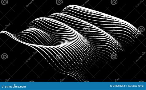 Sinusoidal Formula Distortion Sine Wave And Waveform Graph Of A 3d