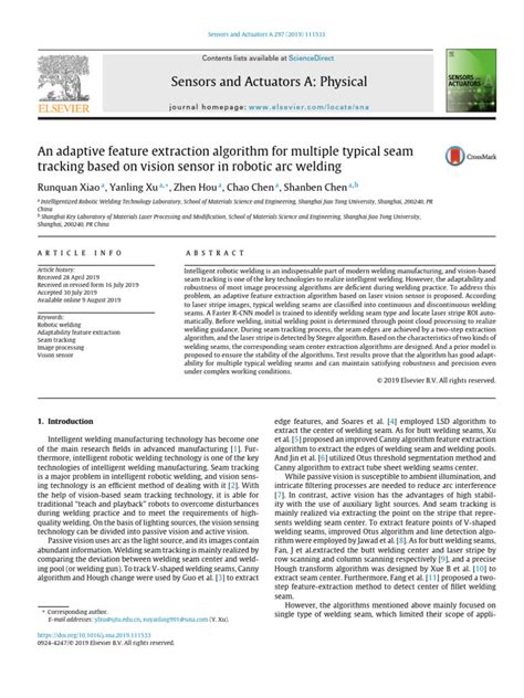 Xiao Et Al 2019 An Adaptive Feature Extraction Algorithm For