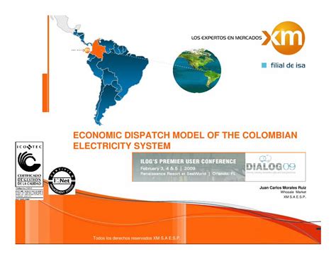 Pdf Economic Dispatch Model Of The Colombian Electricity · Pdf