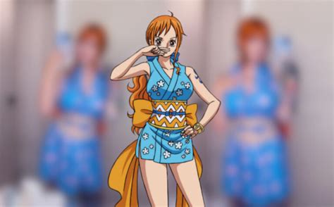 Modelo fã de One Piece fez um adorável cosplay do visual de Nami em Wano Critical Hits