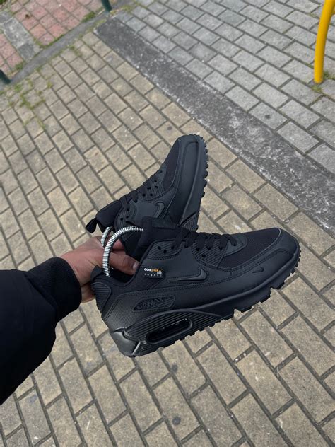 Nike Air Max 90 Cordura Triple Black Snk Kicks