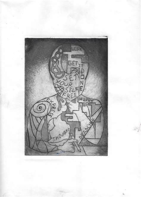 Printmaking Class Works On Behance