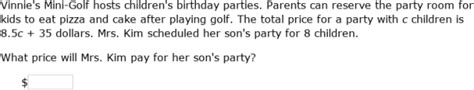 Ixl Evaluate Variable Expressions Word Problems 8th Grade Math