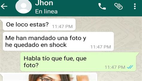 WhatsApp le enviaron una foto desnuda de su exnovia y esta fue su reacción