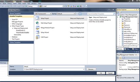 Create Setup File In Visual Studio 2010 The Engineering Projects Riset