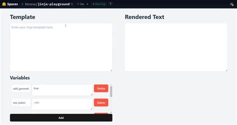 Design Llm Chat Templates In Your Browser With The Jinja Playground R Localllama