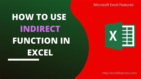 How To Use Indirect Function In Excel Indirect Youtube