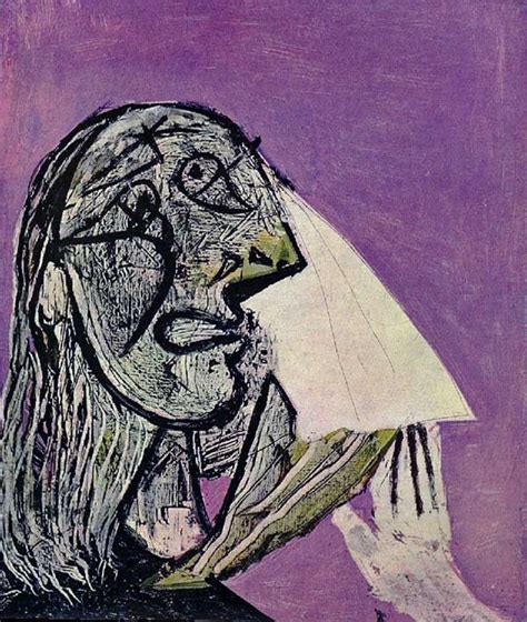 Картина Пабло Пикассо Плачущая женщина 1936 Пабло Пикассо