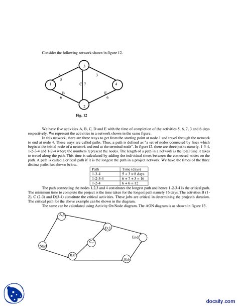graph operation research handouts docsity
