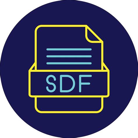 Sdf File Format Vector Icon 29927866 Vector Art At Vecteezy