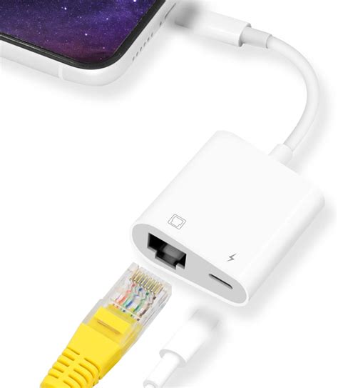 2 In 1 Light Ning To RJ45 Ethernet Adapter KozyOne 10Mbps 100Mbps RJ45 Ethernet Adapter With