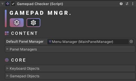 Gamepad Handler Michsky Docs